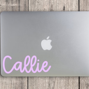 Kate Font Vinyl Name Decal| Holographic Decal | Name Decal Sticker ...