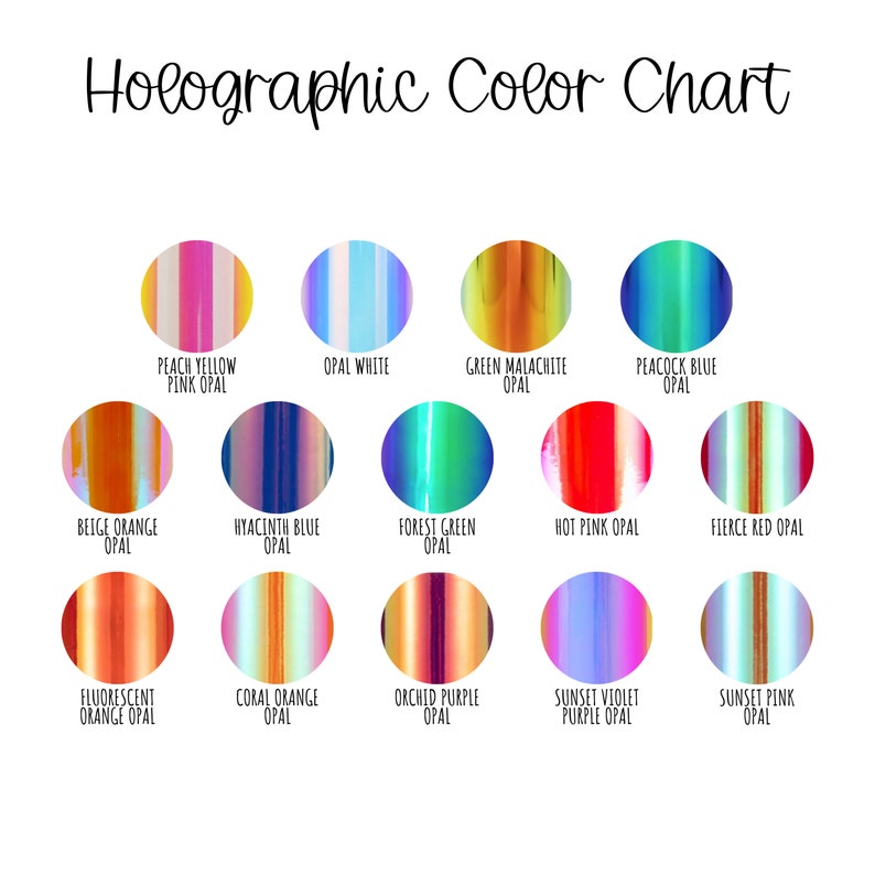 Kate Font Vinyl Name Decal Holographic Decal Name Decal | Etsy