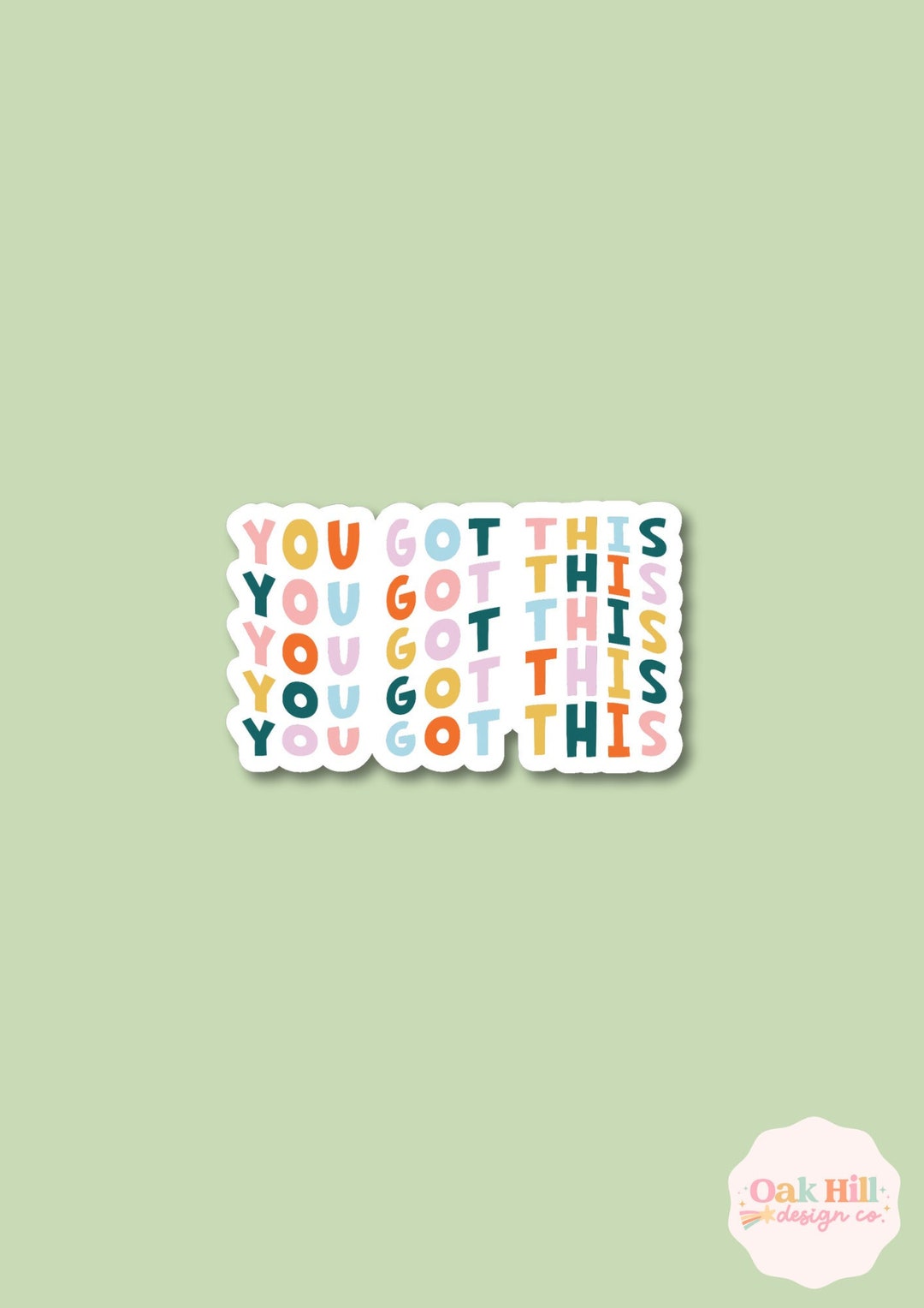 You Got This Sticker: Waterproof Vinyl Laptop Decal - Etsy