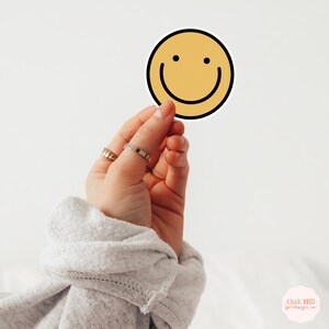 Retro Happy Face Waterproof Sticker: Groovy Laptop/water Bottle Decal ...