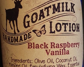 Black Raspberry Vanilla Silky Hand and Body Lotion 8oz - Etsy