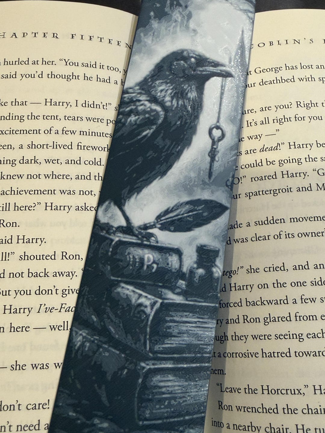 Gothic Raven Bookmark – Raised Textured 3D Printed Dark Academia ...