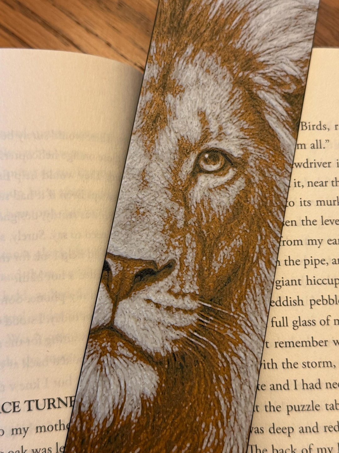 Lion Bookmark, Wildlife Bookmark, Safari Bookmark, 3d Printed Textured ...