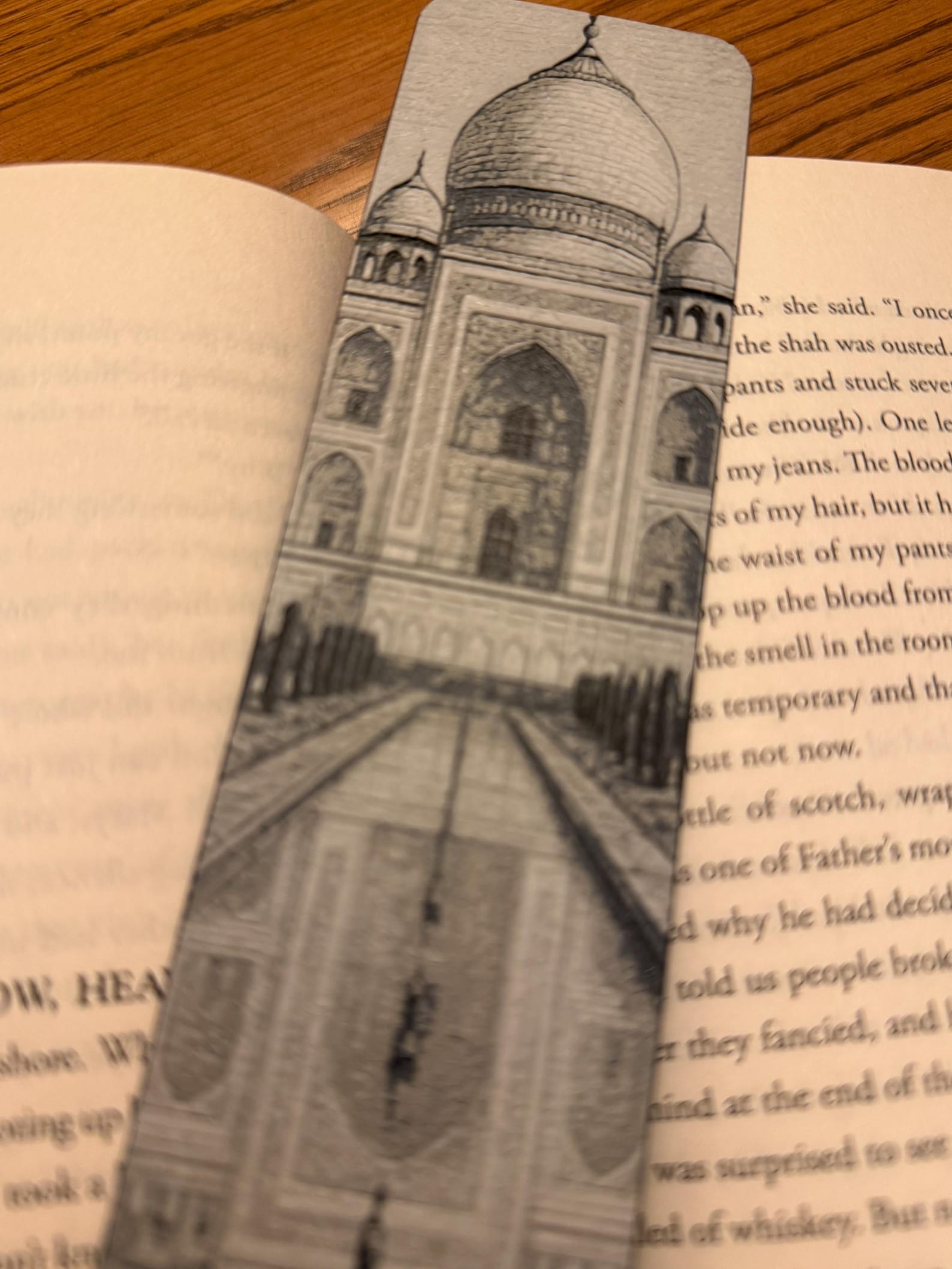 Taj Mahal Bookmark, India Bookmark 3d Printed Textured Large Bookmark ...