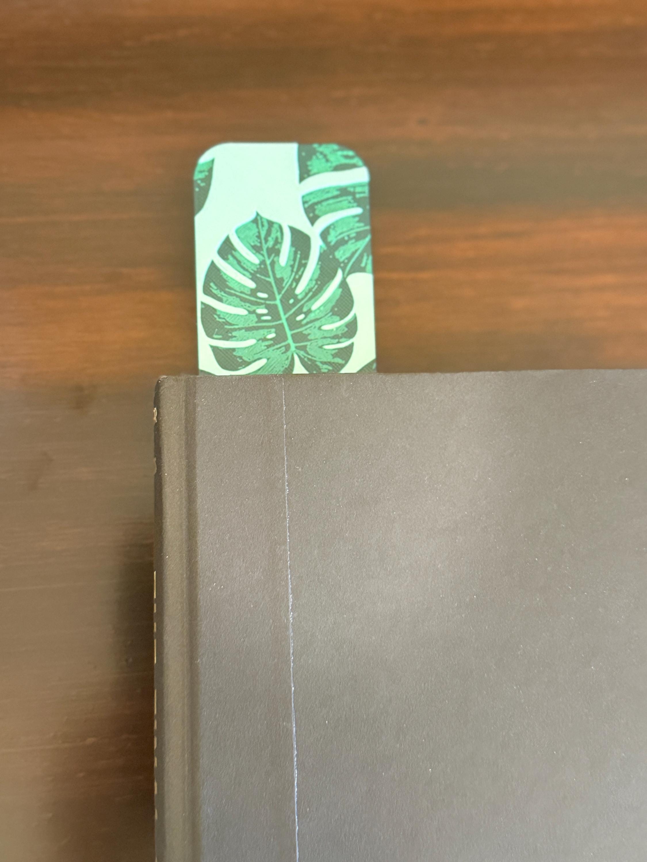 Monstera Bookmark: Large, Nature-inspired, Botanical Tropical Bookmark ...