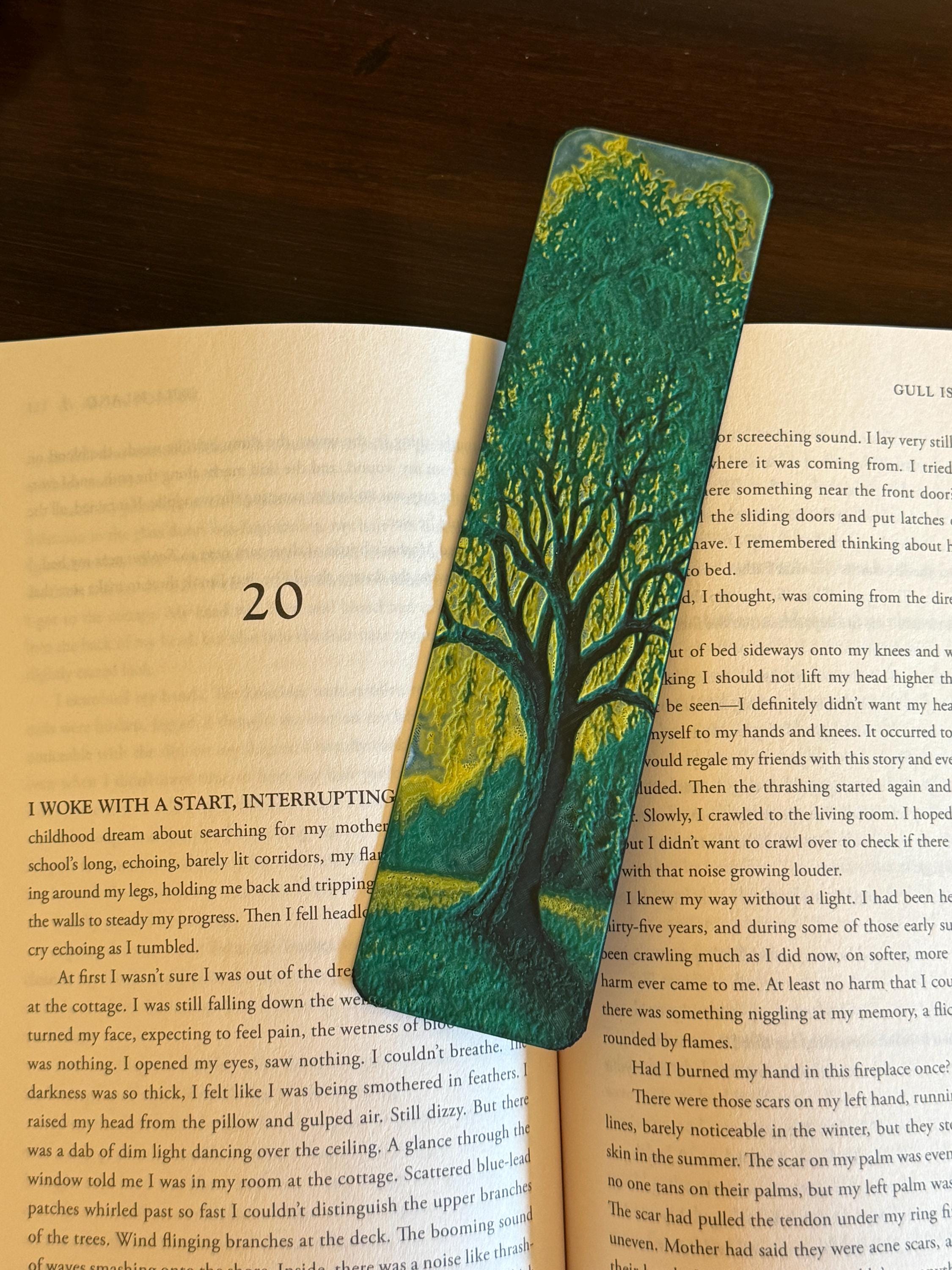 Weeping Willow Tree Bookmark - Unique 3D Printed Textured Gift for ...