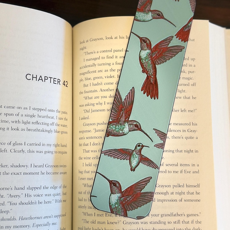 Hummingbird Bookmark - Etsy