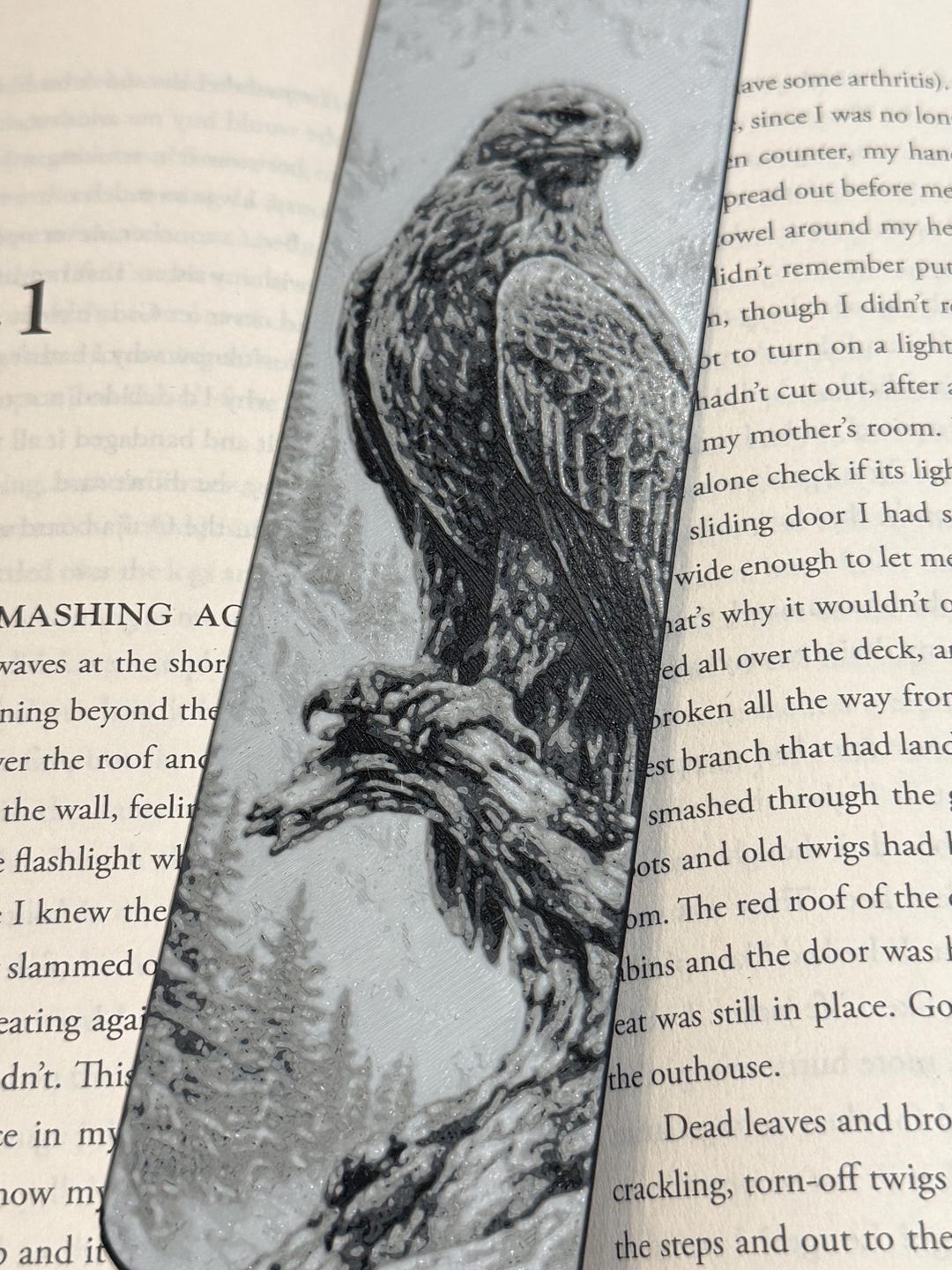 Golden Eagle Bookmark – 3D Printed Raised, Textured Wildlife Art ...