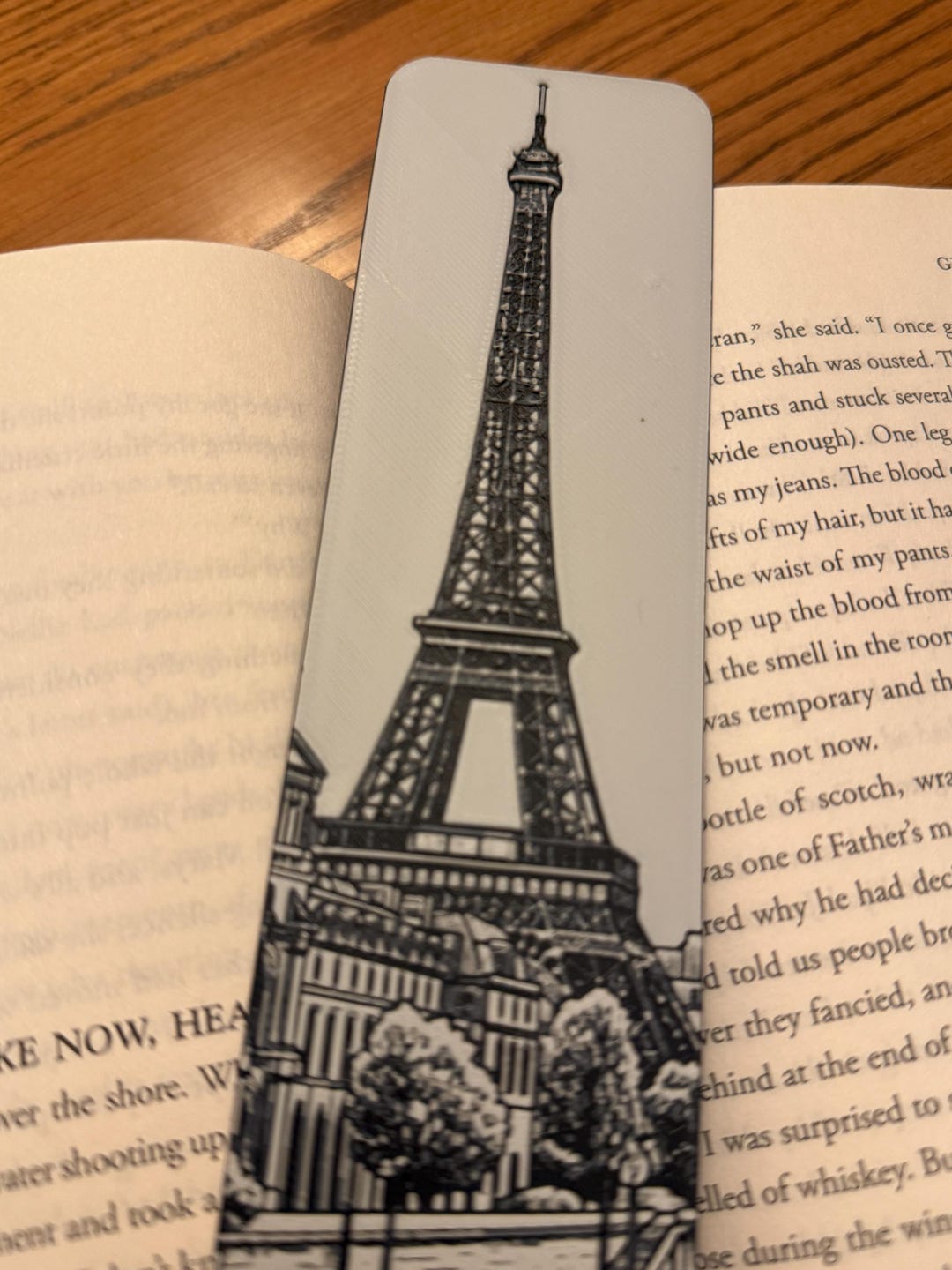 Eiffel Tower Bookmark, Paris Bookmark 3d Printed Textured Large ...