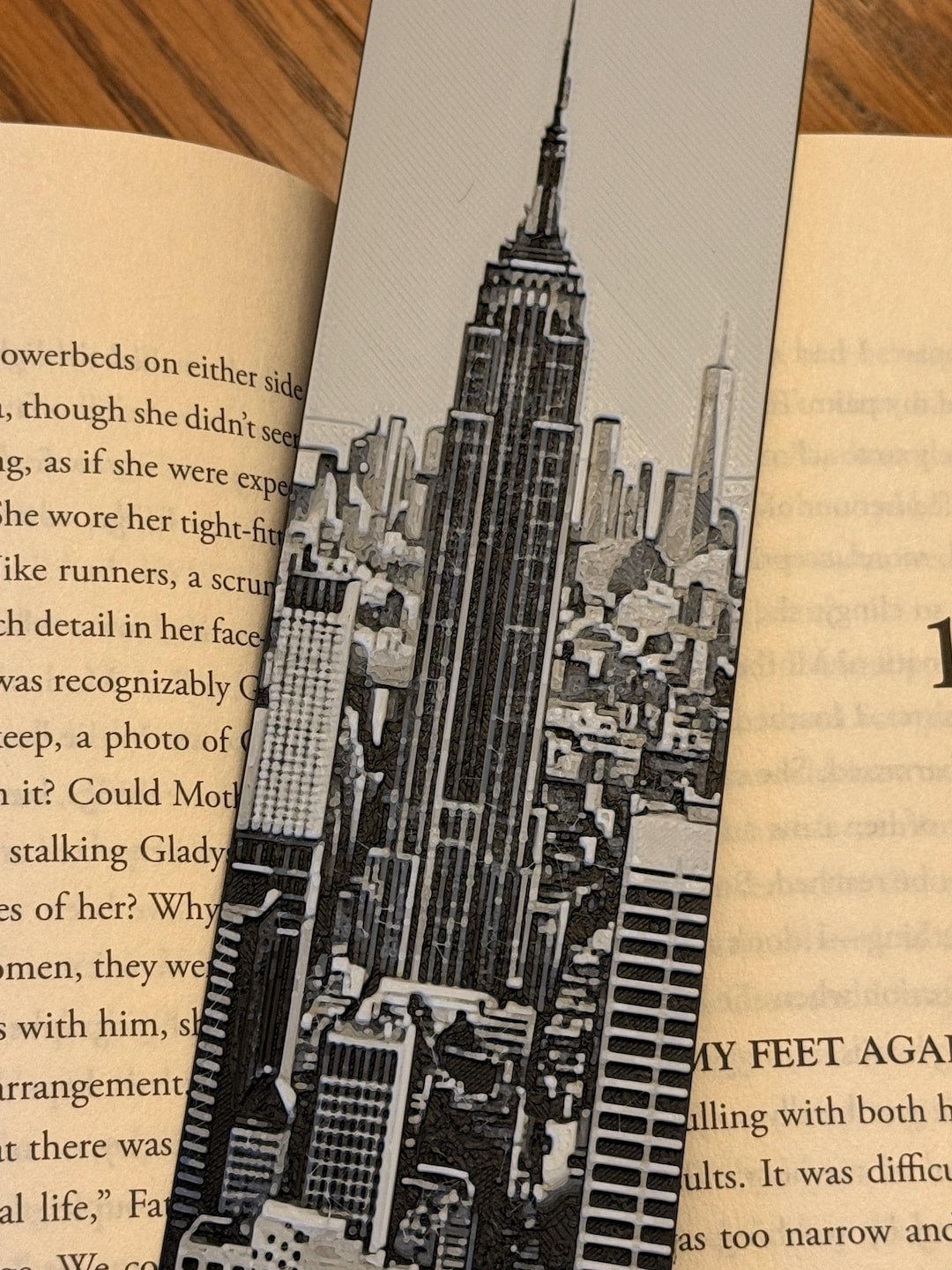 New York City Bookmark, Empire State Building Bookmark, Cityscape ...