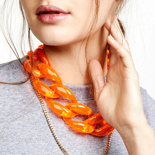 Fall Color Necklace - Etsy