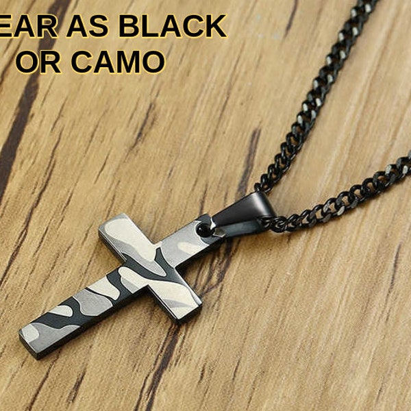 Camo Cross - Etsy