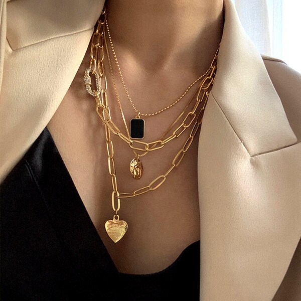 Big Chunky Necklace - Etsy