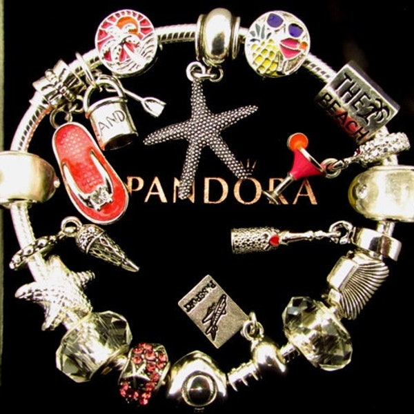 Shell Charm Bracelet - Etsy