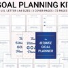 2025 Printable Goal Setting Planner and Affirmation Card Bundle | New ...