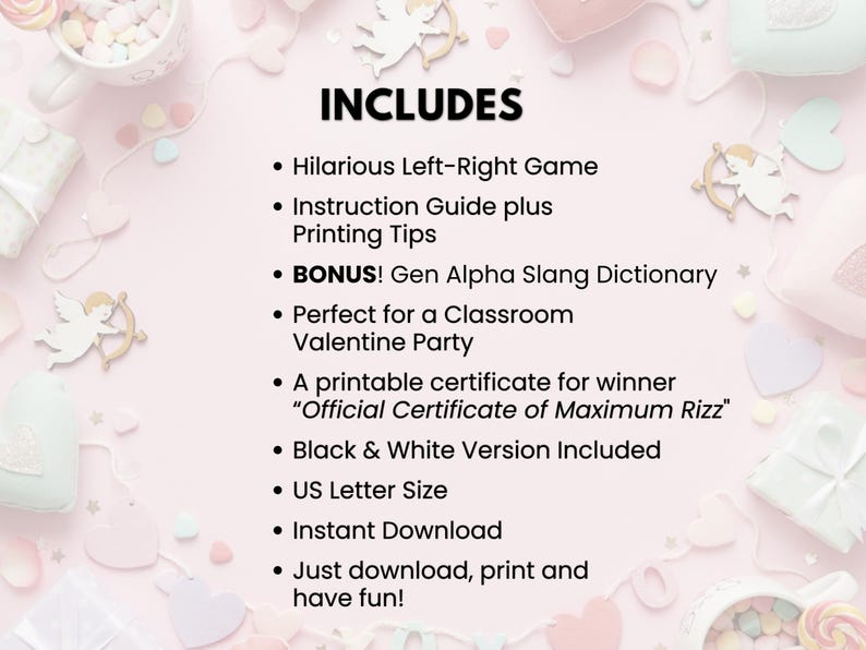 Valentine's Day Left Right Game | Cupid's Epic Fail, Grades 3-6 ...