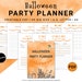 Printable Halloween Party Planner | Halloween Party Organizer ...