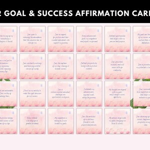 2025 Printable Goal Setting Planner and Affirmation Card Bundle | New ...