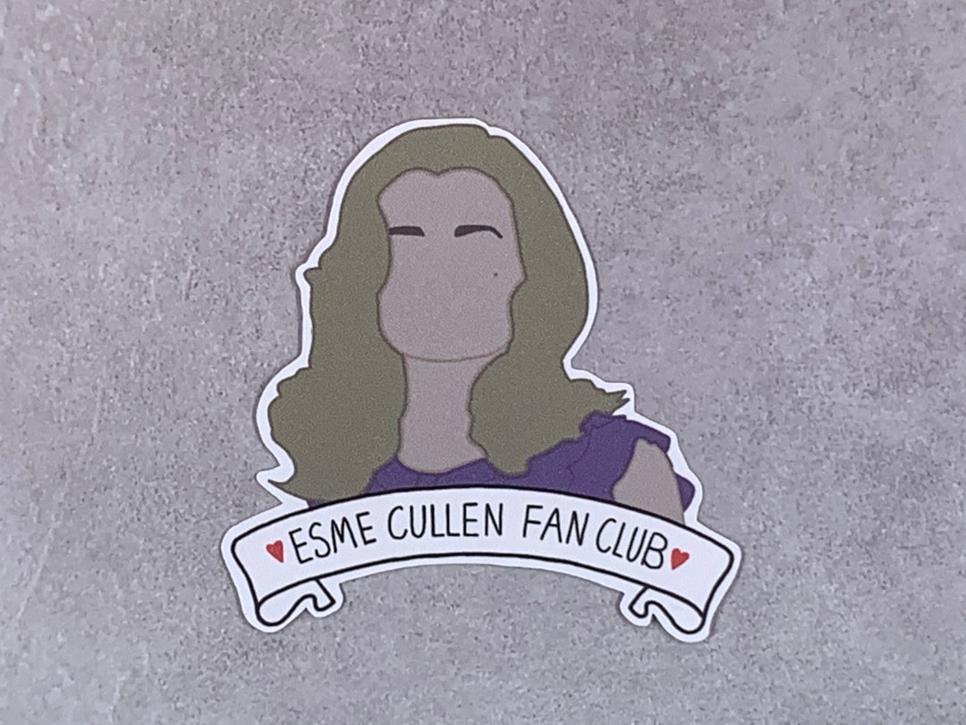Esme Cullen Fan Club Sticker - Etsy