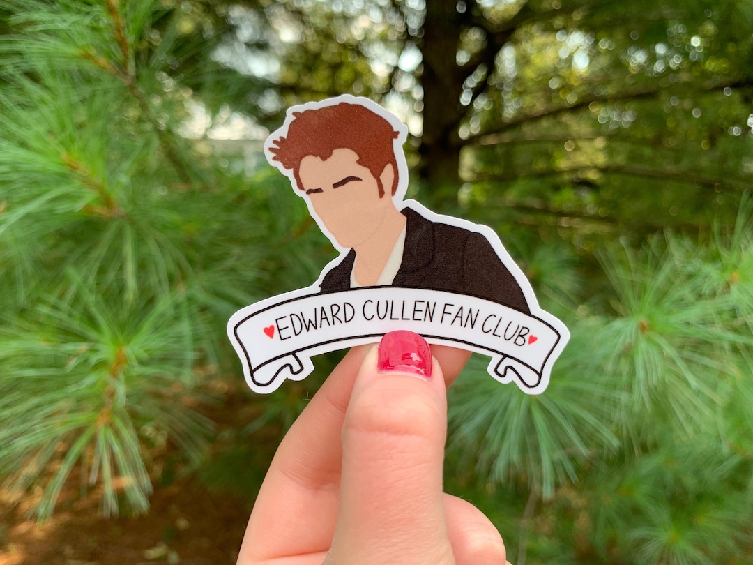 Edward Cullen Fan Club Sticker - Etsy