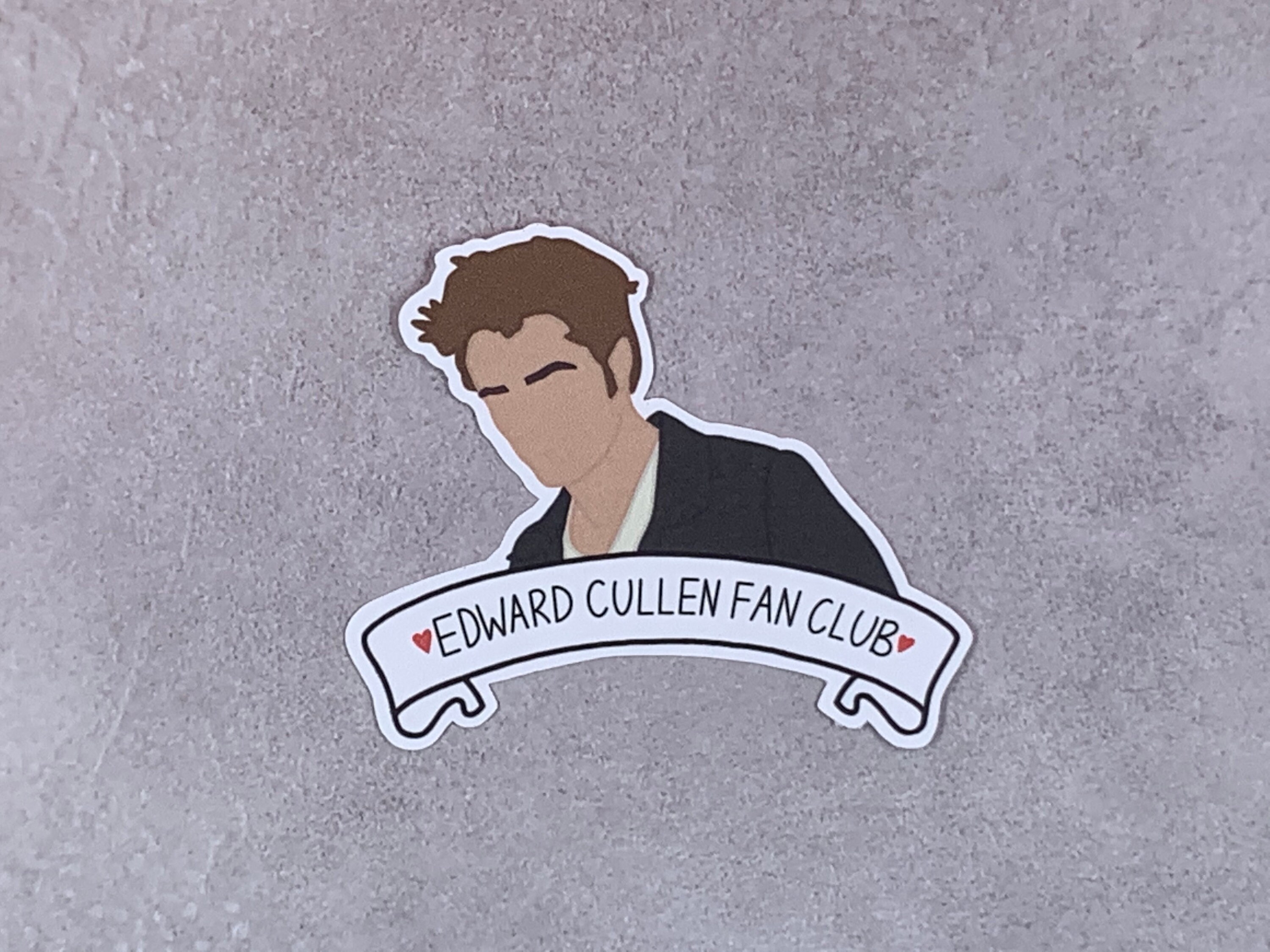 Edward Cullen Fan Club Sticker | Etsy