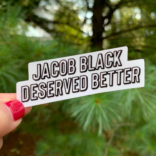 Jacob Black Fan Club Sticker - Etsy