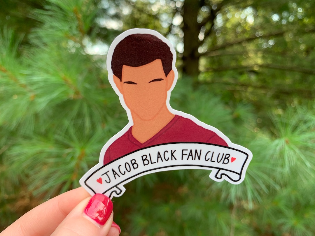 Jacob Black Fan Club Sticker - Etsy