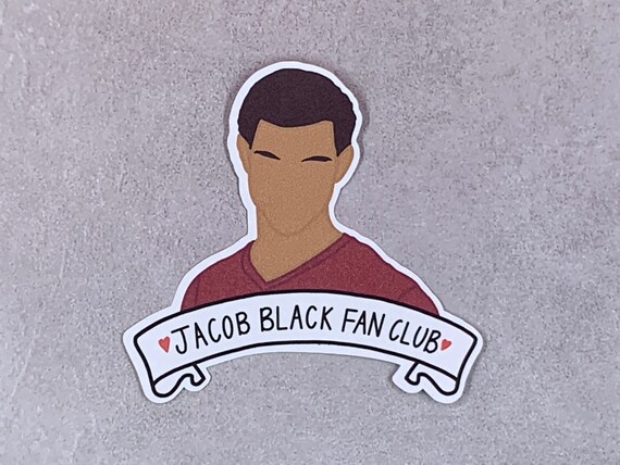 Jacob Black Fan Club Sticker | Etsy
