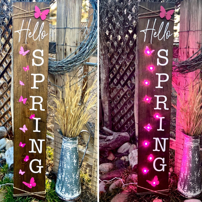 Spring Porch Sign - Etsy
