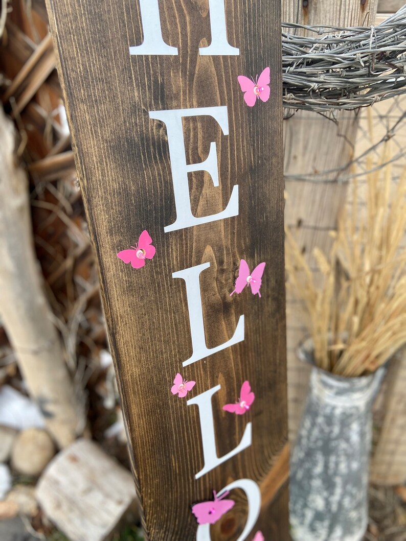 Oh Hello LED Lighted Porch Sign Bunny Porch Sign With Lighted - Etsy