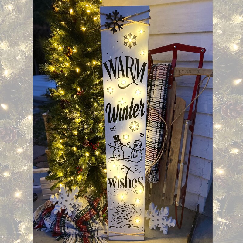 Winter Porch Signs - Etsy