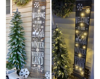 Winter Porch Sign - Etsy