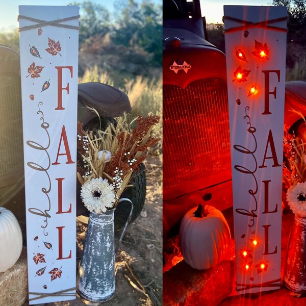 Fall Welcome Sign (Just for you!) - Etsy