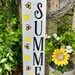 LED Lighted Hello Summer Bee Welcome Sign for Front Porch, Hello Summer ...