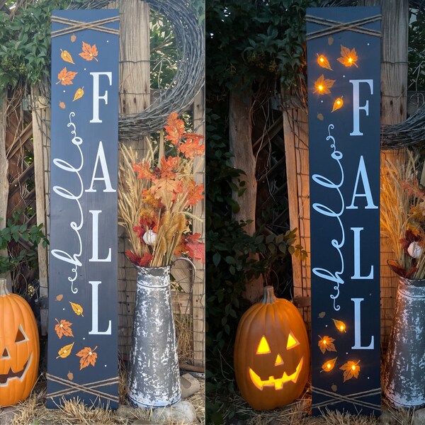 Fall Porch Signs - Etsy