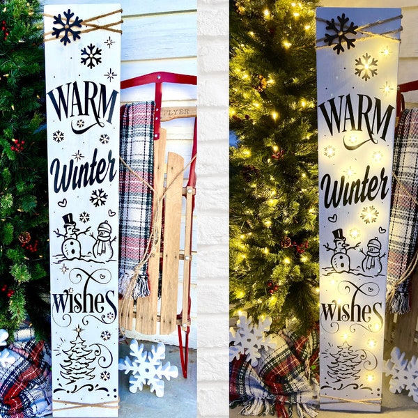 Winter Porch Sign - Etsy
