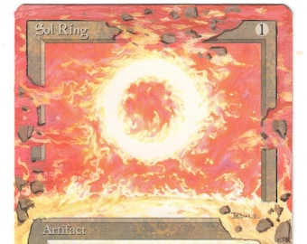 Mtg Altered Art Sol Ring - Etsy