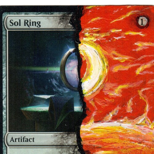 Sol Ring Altered Full Art MTG Magic Commander Deck Nerd - Etsy