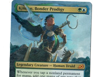 Mtg Altered Art Card Kinnan Bonder Prodigy - Etsy