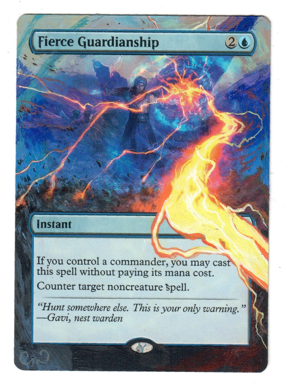 Fierce Guardianship Altered Full Art MTG Magic Commander Holiday ...