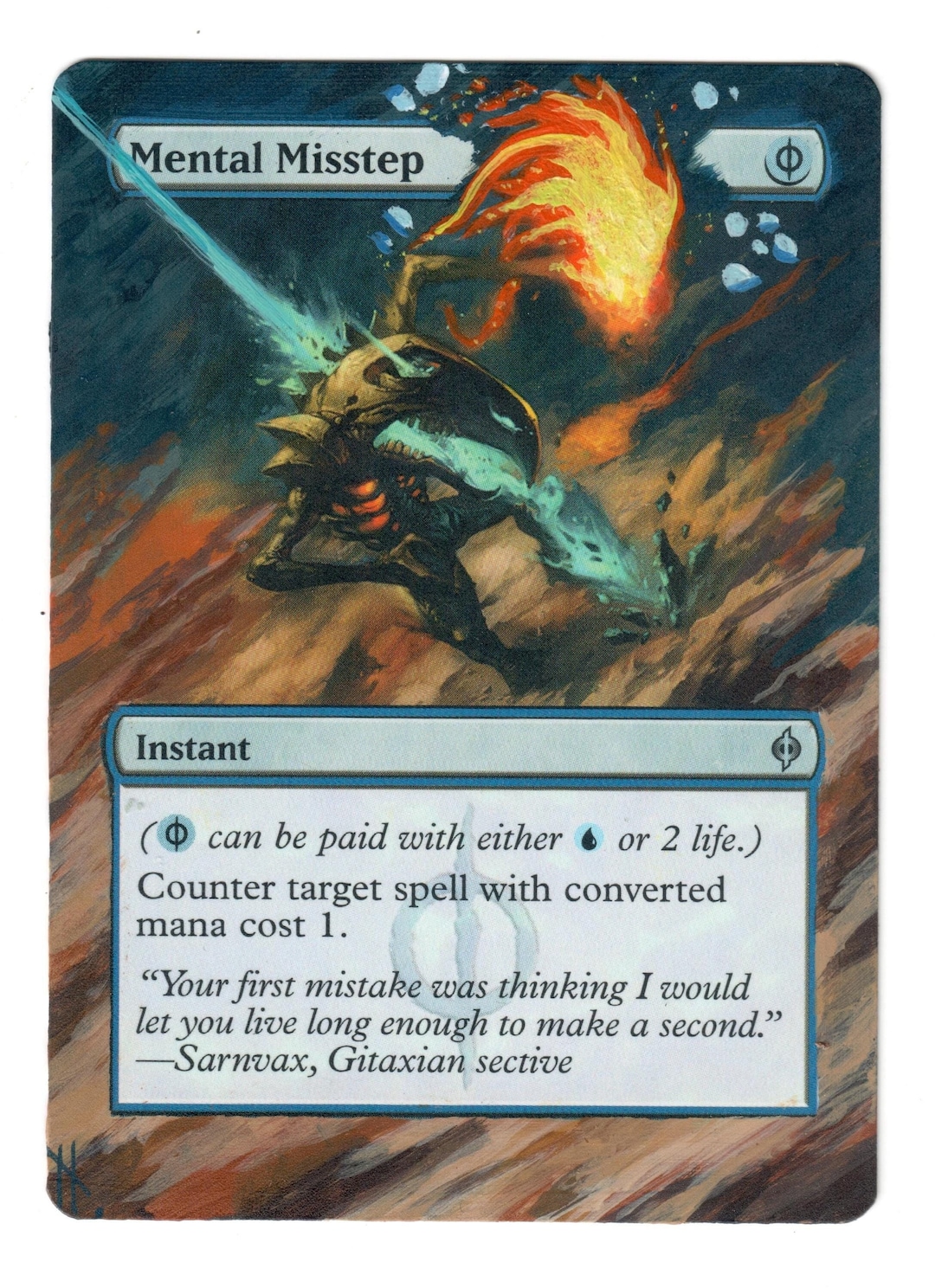Mental Misstep Altered Full Art MTG Magic Commander Cedh Phyrexian ...