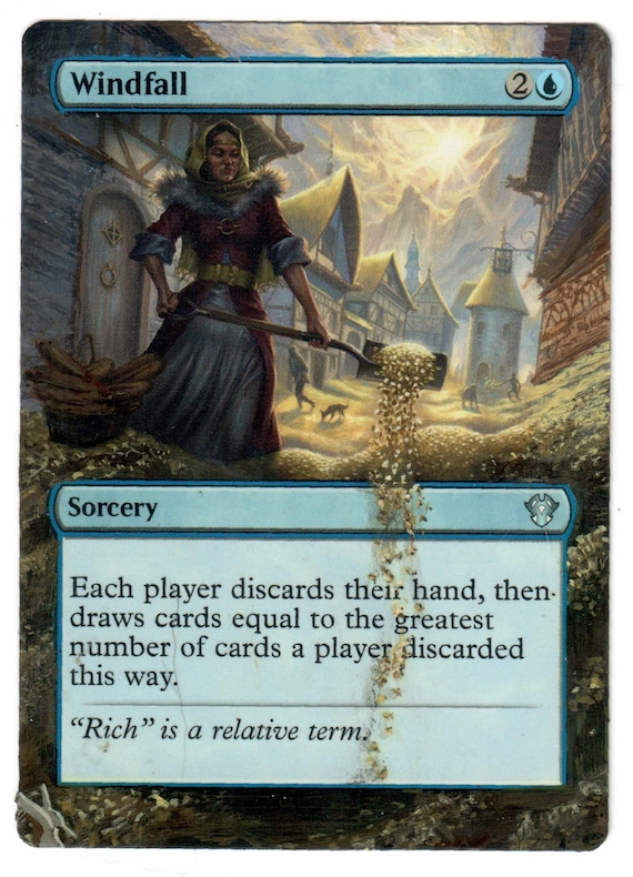 Windfall Full Art Altered MTG Magic Commander Cedh Wheel - Etsy