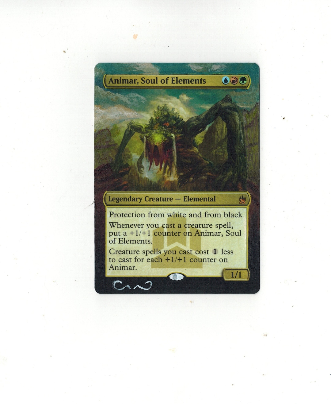 Animar Soul of Elements Altered Full Art Painted MTG Magic Commander ...