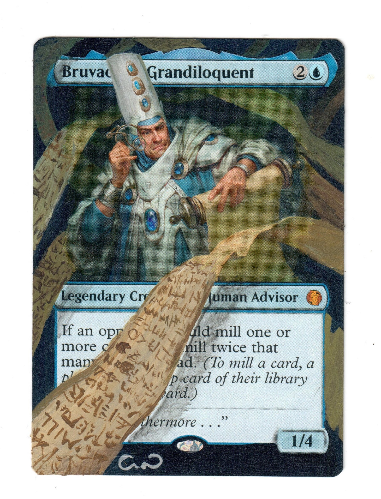 Bruvac the Grandiloquent Altered Full Art MTG Magic Commander - Etsy ...