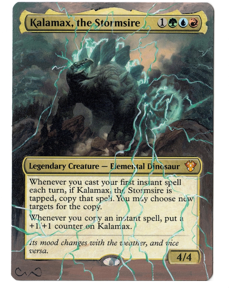 Kalamax the Stormsire Altered Full Art MTG Magic Commander 2020 EDH ...