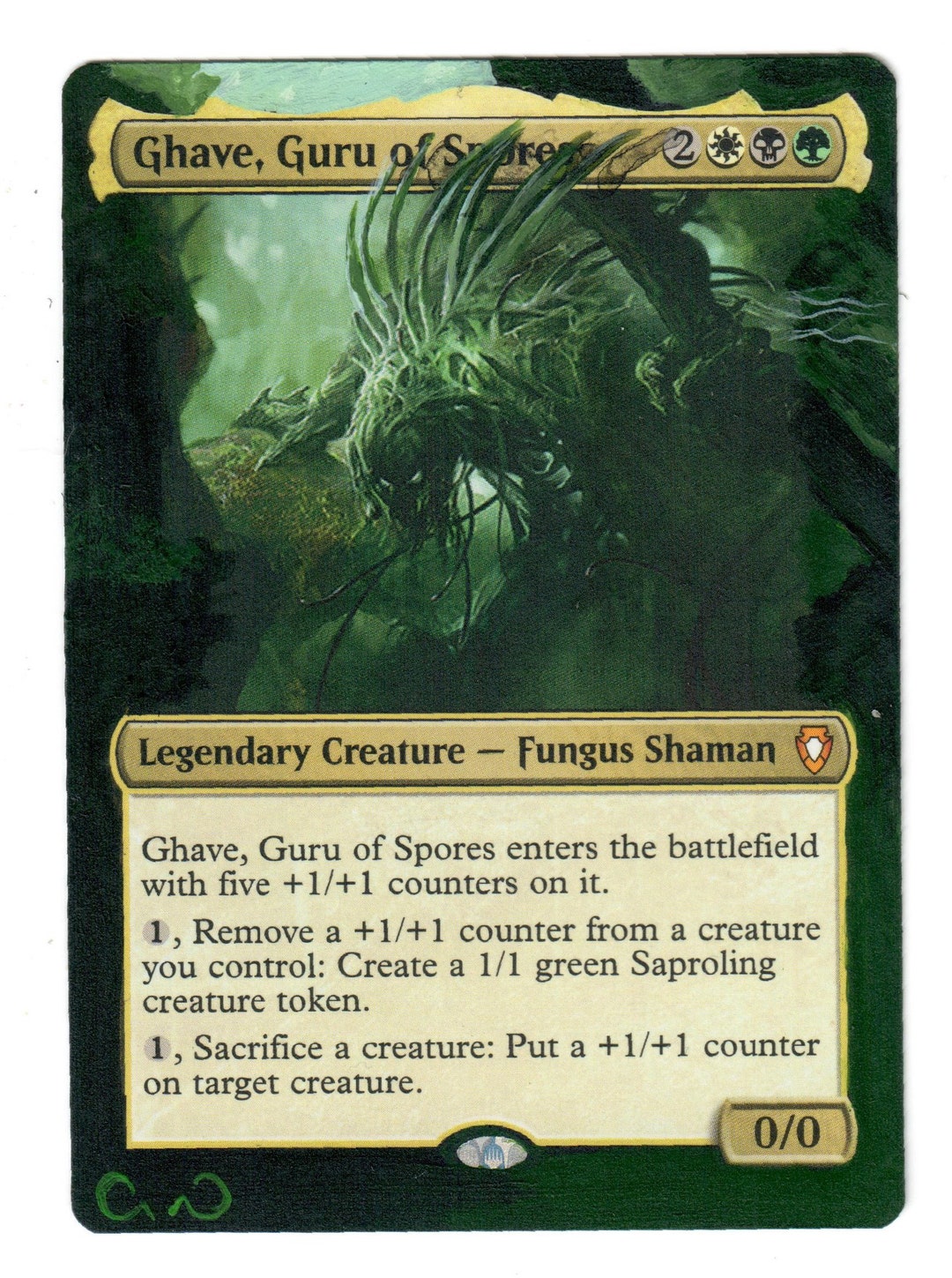 Ghave Guru of Spores Altered Art MTG Magic Commander Cedh - Etsy Denmark