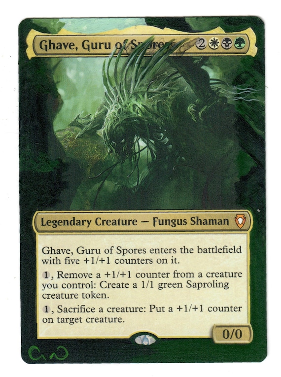 Ghave Guru of Spores Altered Art MTG Magic Commander Cedh | Etsy Denmark