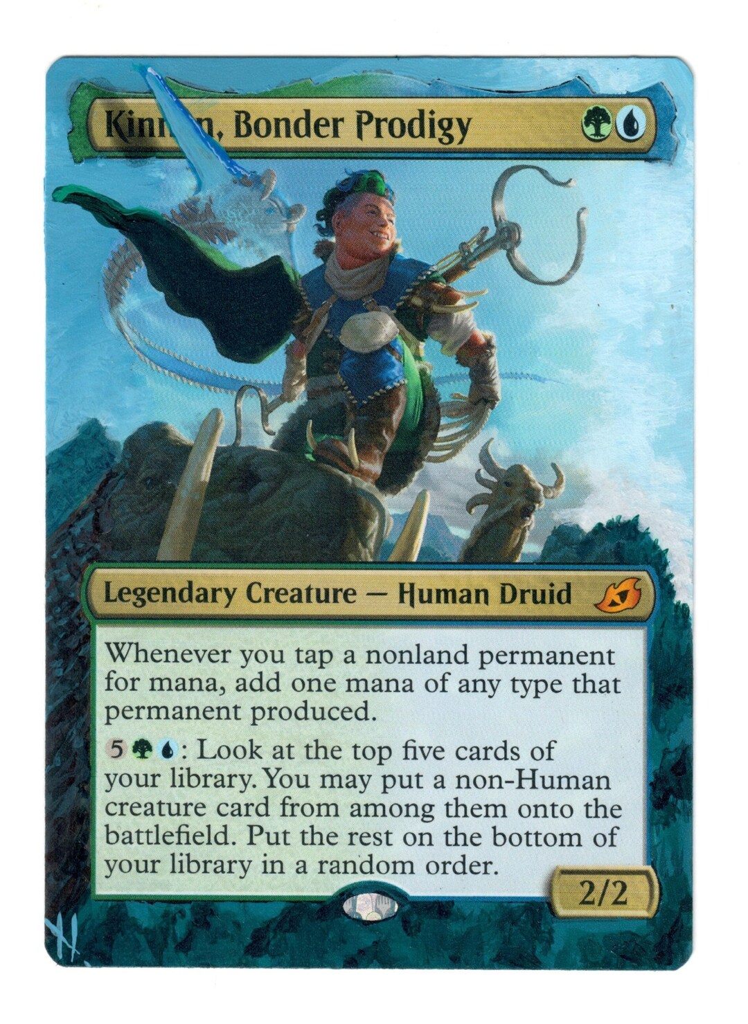 Kinnan, Bonder Prodigy Altered Full Art MTG Magic Best Cedh Commander ...