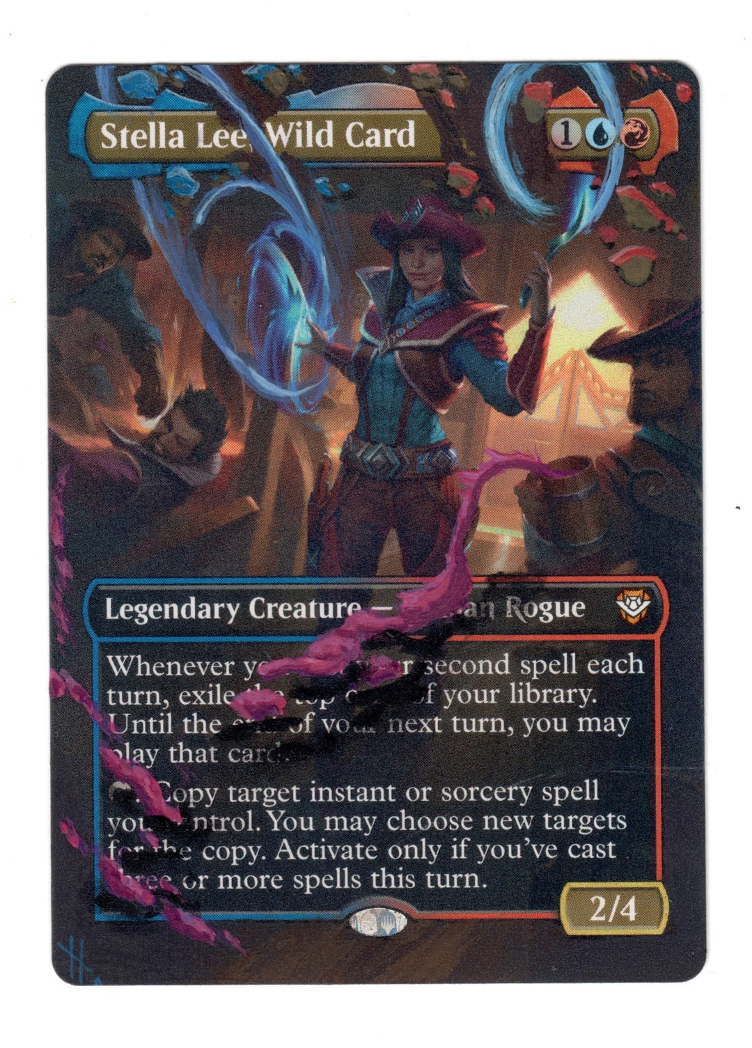 Stella Lee Wild Card Altered Full Art MTG CEDH Commander Legendary Combo Izzet - Etsy