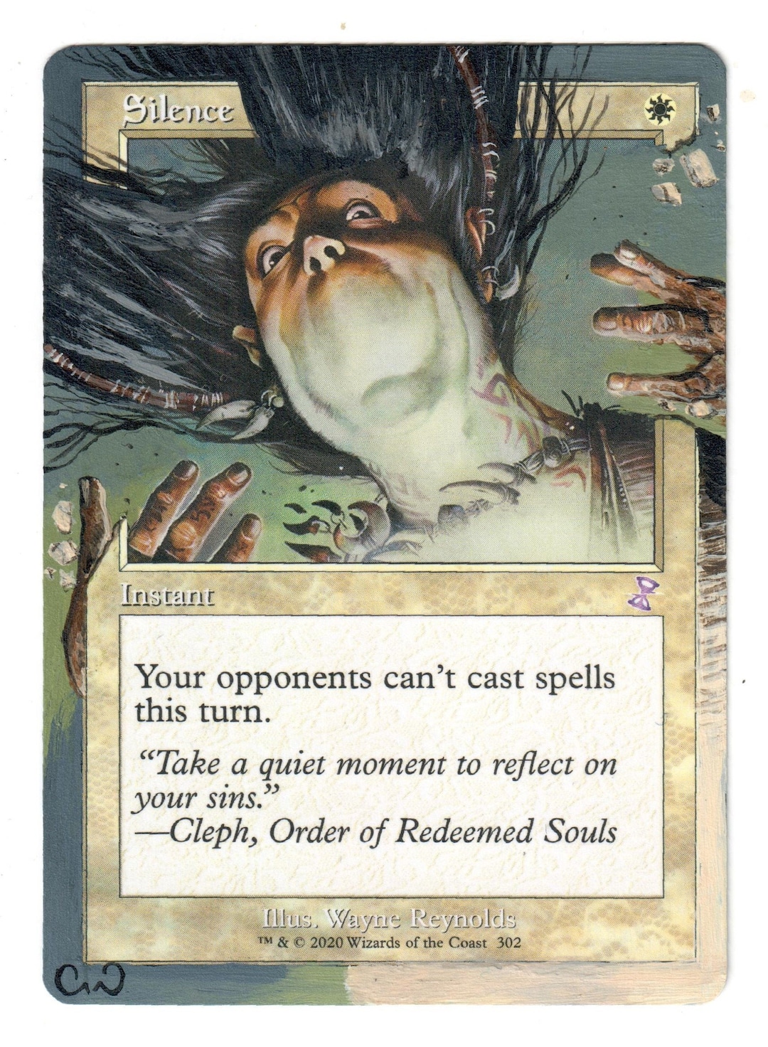 Silence Altered Full Art MTG Magic Commander Cedh Old School ...
